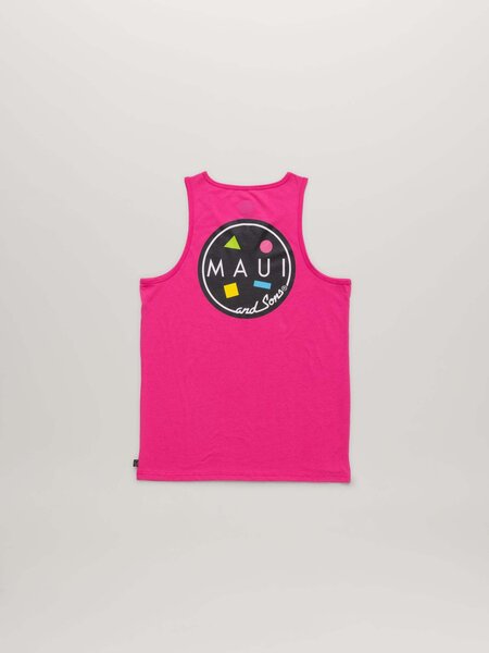 Maui and Sons - Classic Neon Color Cookie Logo Tank Top Multi Colors ...