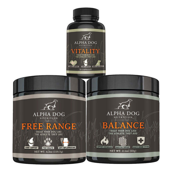 Alpha Dog Nutrition - Complete Canine Maintenance Pack - Military & First Responder Discounts | GOVX
