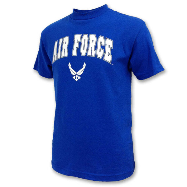 Air Force Gear - Youth Air Force Arch Wings Tshirt - Military & First ...