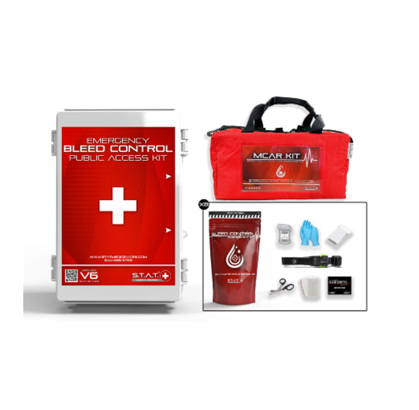 MediTac Kits - S.T.A.T. MCAR Kit with Enclosure X-Force TQ - Military ...