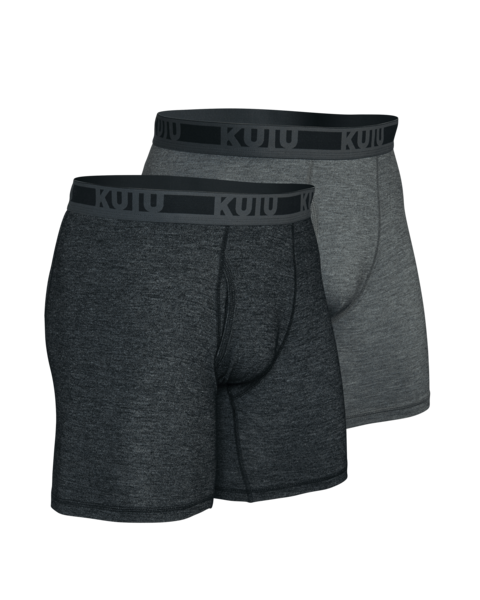 KUIU - ULTRA Merino Boxer Brief 2-Pack | Black-Stone - Military & First ...