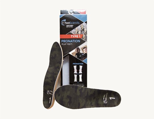 Foot Scientific - Arches Military Orthotics Type 1 - Pronation Control ...