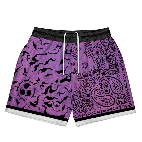 Gilgamesh - Cursed Paisley Mesh Shorts - Military & First Responder ...