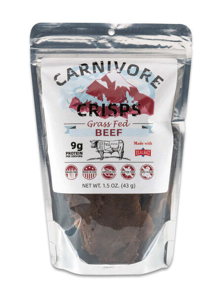 Carnivore Crisps - Carnivore Crisps Grass fed Beef 1.5 oz - Military ...