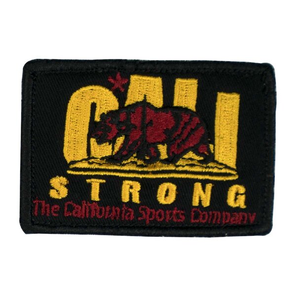 CALI Strong - CALI Strong Original Red Hook-and-Loop 2x3 Morale Patch ...