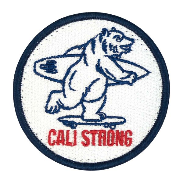 CALI Strong - CALI Strong Bear Blue White Red Round Hook-and-Loop ... CALI Strong - CALI Strong Bear Blue White Red Round Hook-and-Loop ...