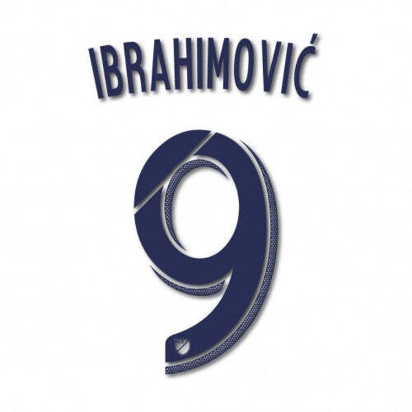 ProSoccer - LA Galaxy 2015/19 Home Ibrahimovic #9 Youth Jersey Name Set ...