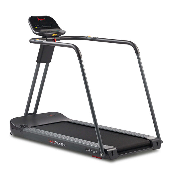 Sunny Health and Fitness - Smart Motorized Treadmill with Handrails ...