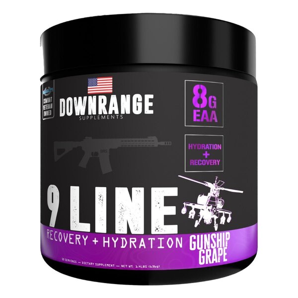DownRange Supplements - 9 LINE | RECOVERY + HYDRATION - Military ...