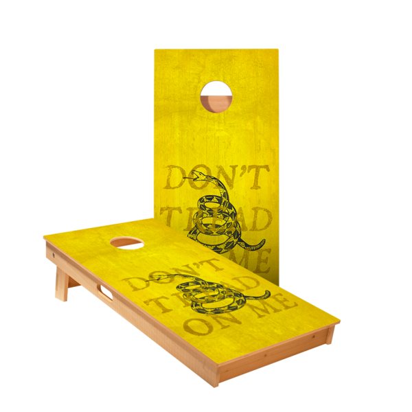 American Cornhole Association® - Don’t Tread On Me Yellow Star Cornhole ...