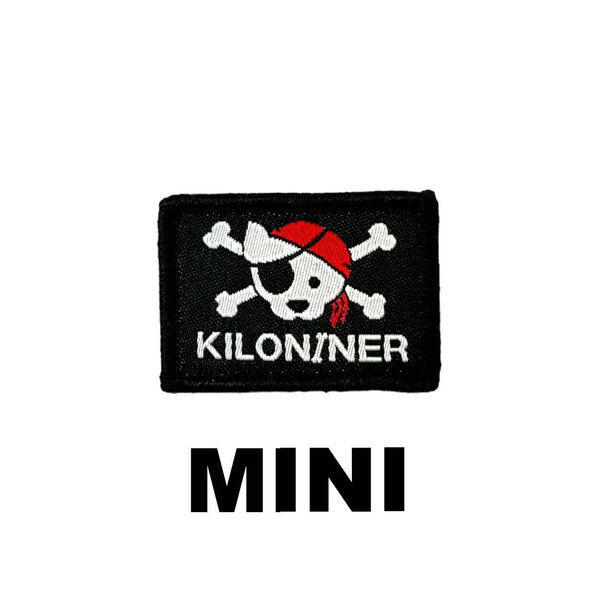 kiloninerpets - MINI Jolly Roger Morale Patch - Military & First Responder Discounts | GOVX