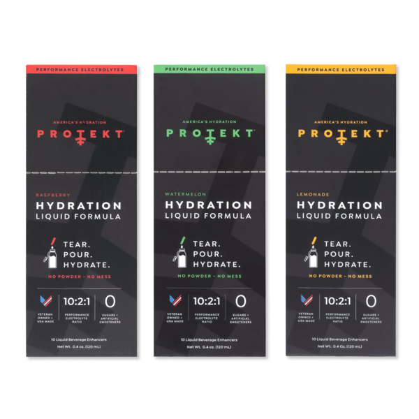 Protekt Products - HYDRATION FORMULA - Military & First Responder ...
