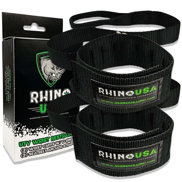 Rhino USA - UTV Safety Wrist Restraints (Pair) - Military & First ...