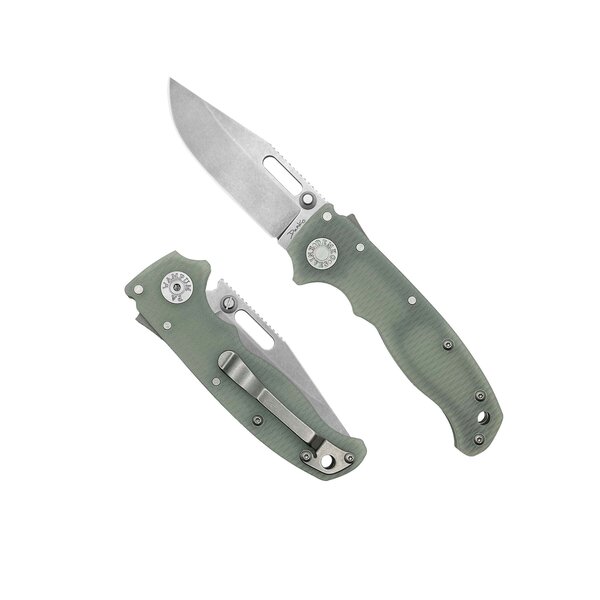 Demko Knives - AD20.5 - S35VN - Natural G10 - Military & First ...