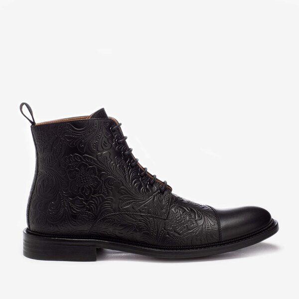 TAFT - The Paris Boot in Black Floral - Military & First Responder ...