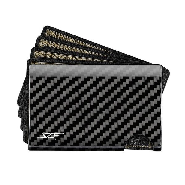 EGO Tactical - Real Carbon Fiber Cash & Card Slim Wallet - Military ...