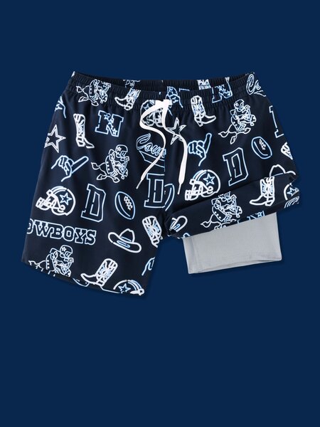 Chubbies - The Neon Cowboys 5.5" (NFL Classic Lined Swim Trunks ...