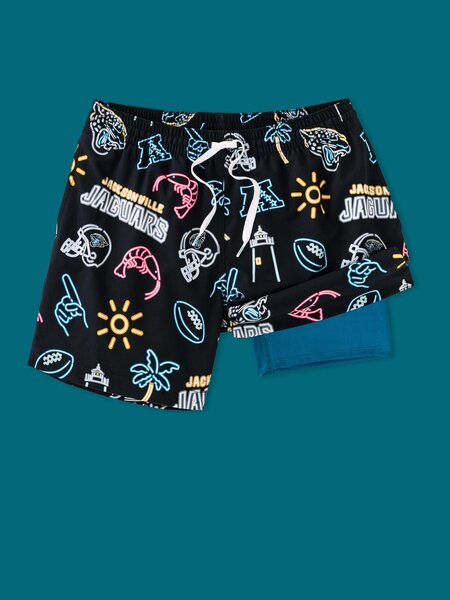 Chubbies - The Neon Jaguars 5.5" (NFL Classic Lined Swim Trunks ...