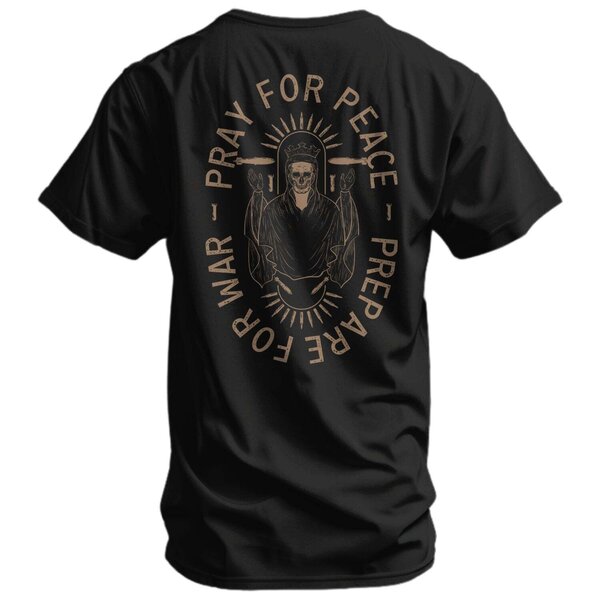 Combat Iron Apparel™ - Pray For Peace. Prepare For War. Men's T-Shirt ...