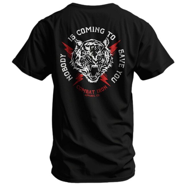 Combat Iron Apparel™ - Nobody Is Coming To Save You Men's T-Shirt ...