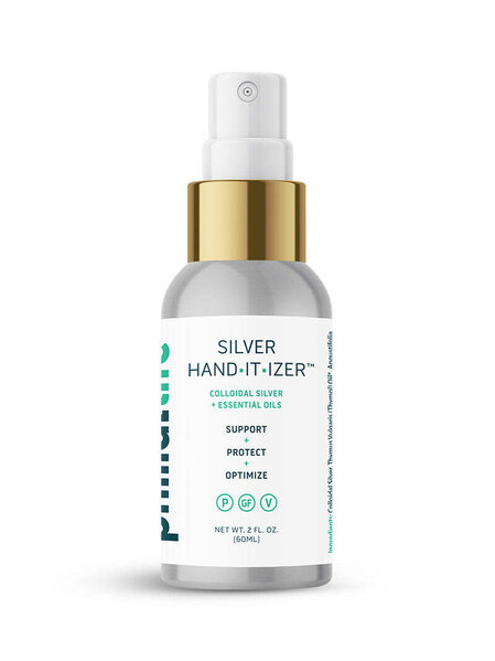 Primal Life Organics - Silver Hand-it-izer Spray, Colloidal Silver+ ...