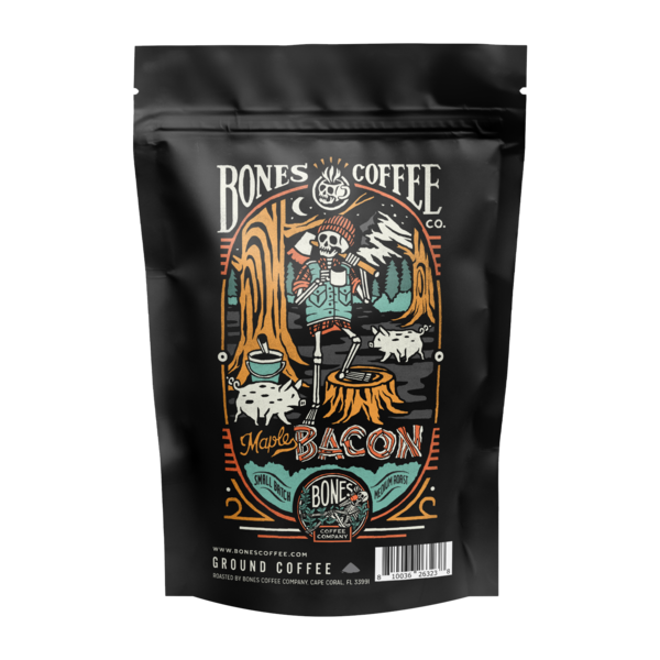 Bones Coffee Company - Maple Bacon | 4oz - Military & First Responder ...
