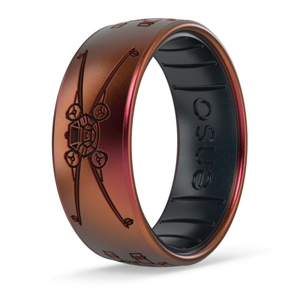 Enso Rings - Star Wars Silicone Ring - Red Five X-Wing Starfighter ...